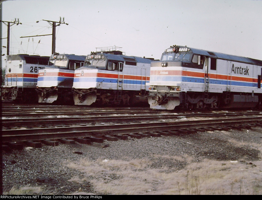 Amtrak Ready Tracks - Ivy City (Washington DC) May 1979
